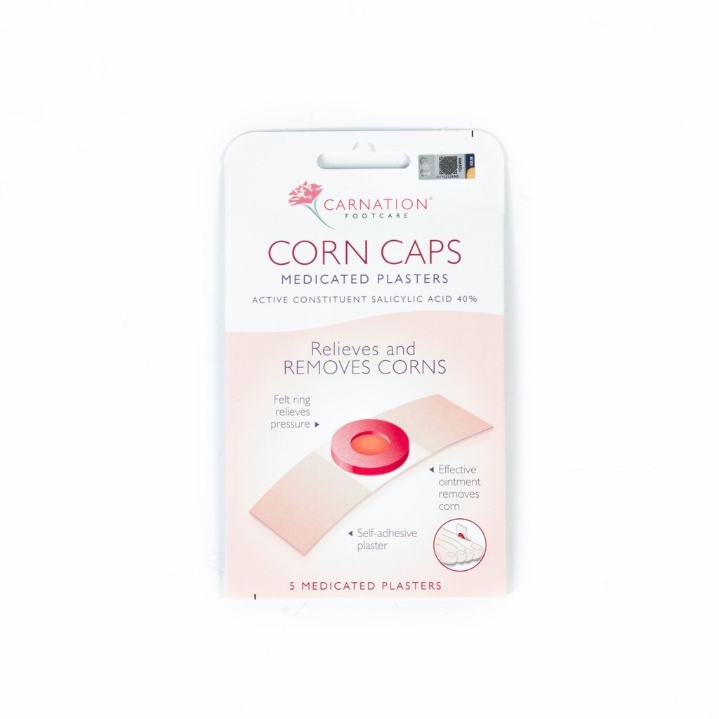 Carnation Corn Caps Medicated Footcare Plasters 2 's SHIP for sale ...