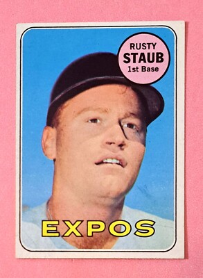1969 Topps Baseball Card Set-Break #230 Rusty Staub NM-MINT | eBay
