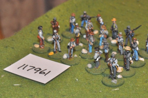 20mm ACW / confederate - infantry 20 figs metal - (117961) | eBay UK