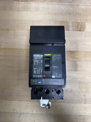 SQUARE D JJA36225 JJA I-LINE 3 POLE 225 AMP 480v 65KAIC CIRCUIT BREAKER ...