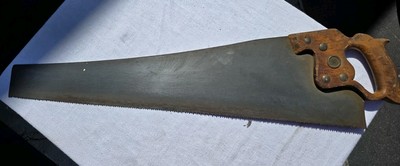 H Disston & Sons Hilada Hand Rip Saw 7 TPI 26" Blade | eBay