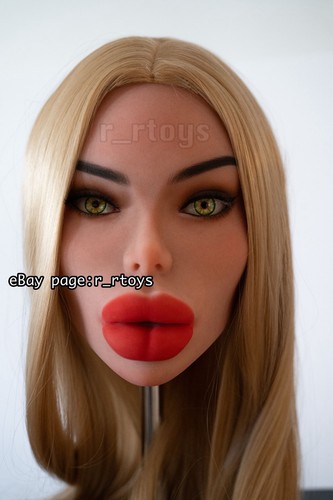 WM Doll BIMBO HEAD #496 WM SEX DOLL HEAD only TAN with BUILT IN TONGUE ...