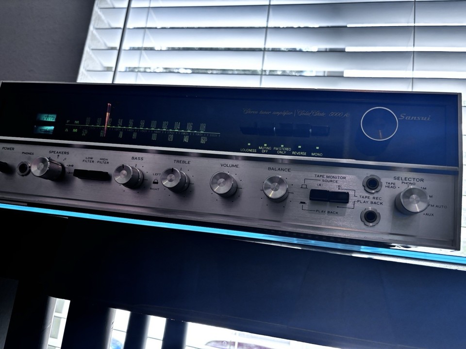 Sansui 5000A Receiver Stereo Tuner Amplifier | eBay