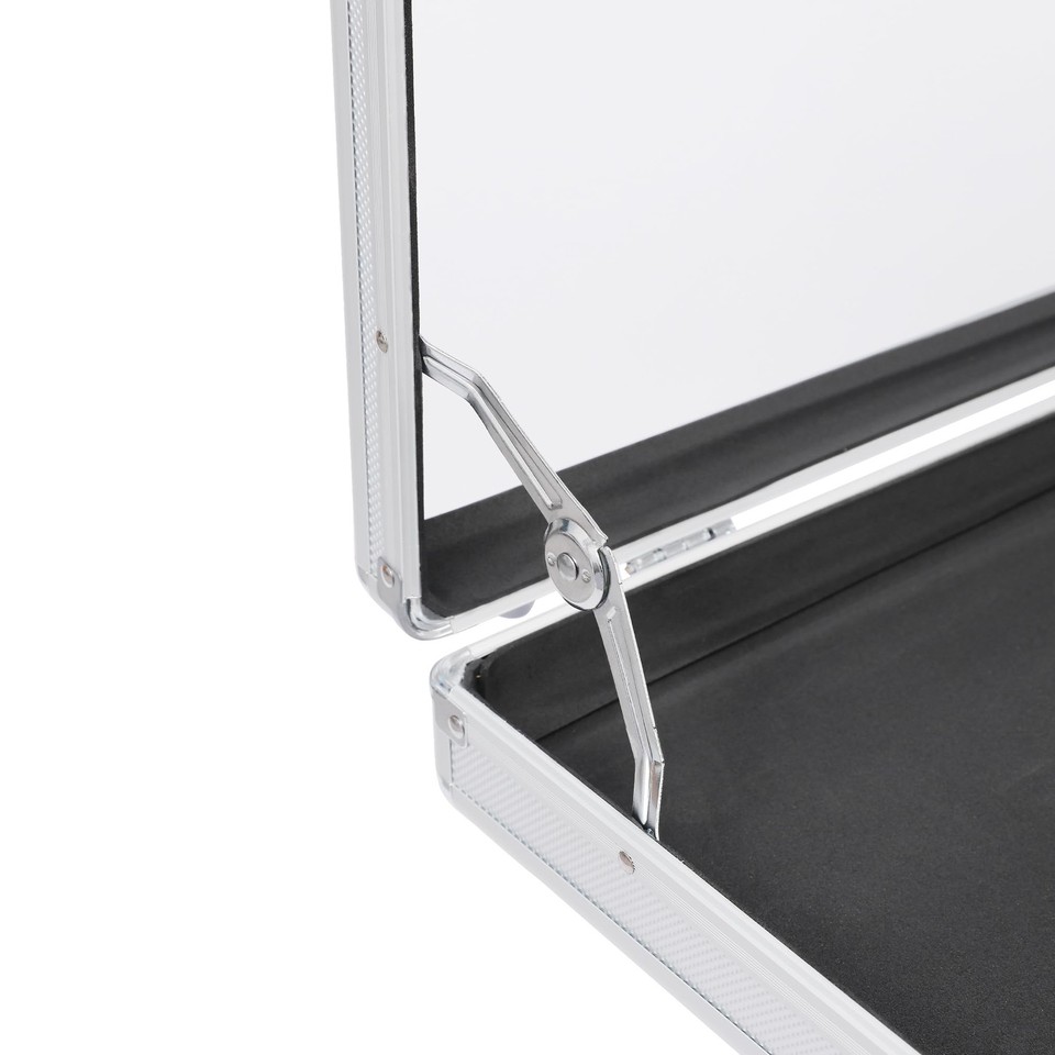 Aluminum Glass Display Case for Cards, XL Large Table Top Display Case ...