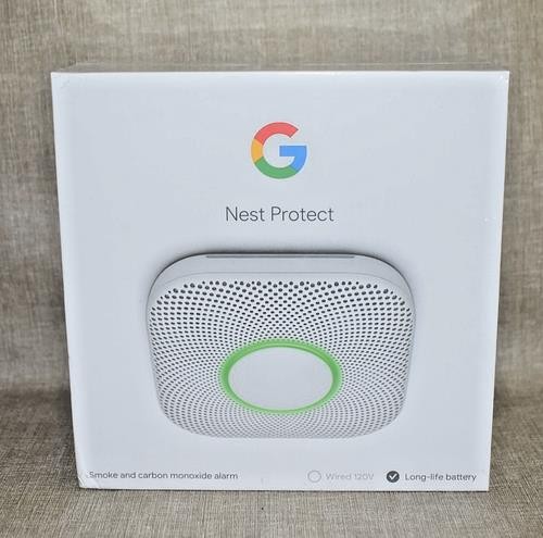 Google Nest Protect Smoke & Carbon Monoxide Alarm S3000BWES - NEW SEAL ...