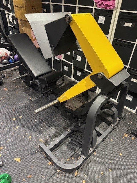 Leg Press Machine Plate Loaded Commercial takes Olympic Plates Gym ...