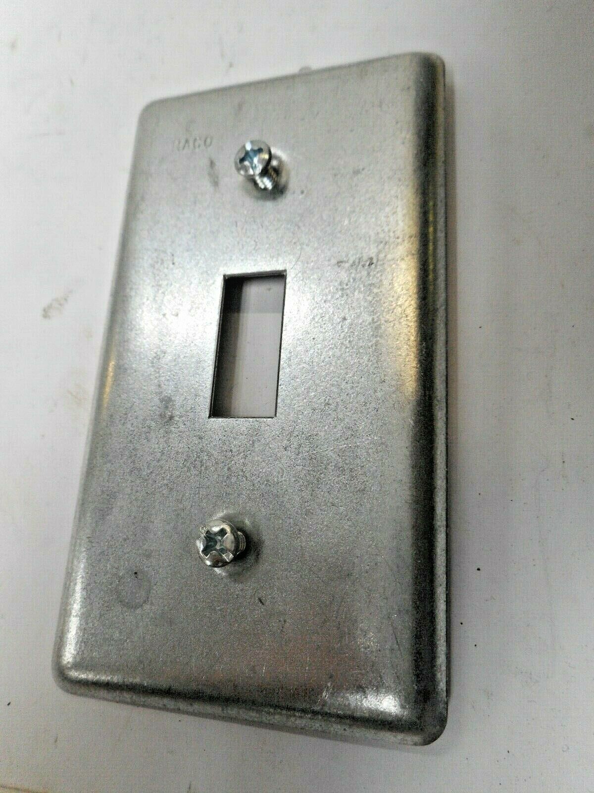 RACO, ELECTRIC BOX COVER, TOGGLE SWITCH, #865, 4-1/4" X 2-3/8" X 1/4 ...