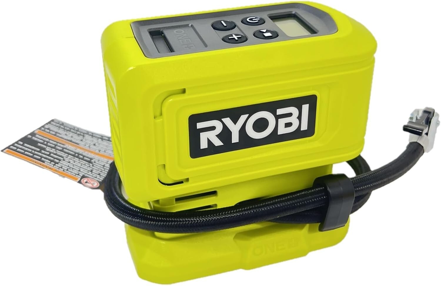 RYOBI ONE+ 18V Cordless High Pressure Digital Inflator Air Compressor ...