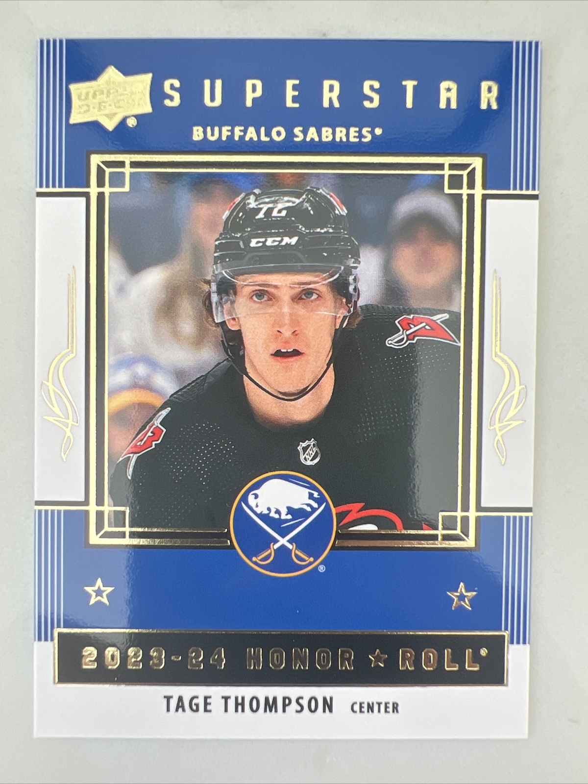 2023-24 Upper Deck Hockey Series 1 Honor Roll Tage Thompson HR-26 ...