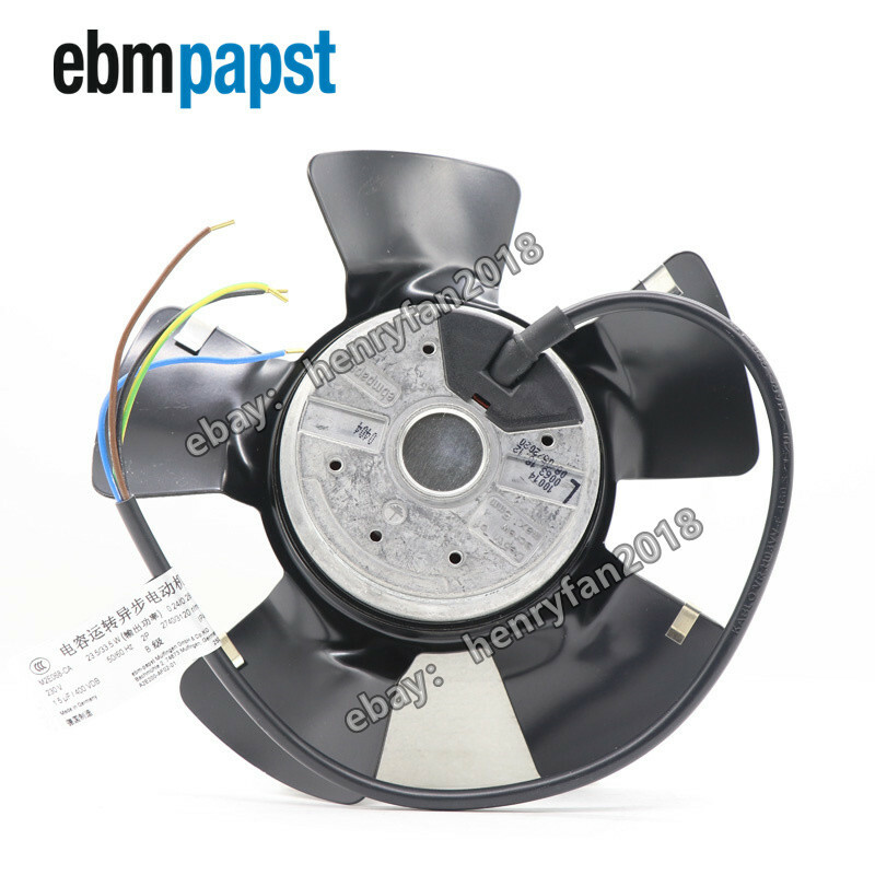 Ebmpapst A2E200-AF02-01 Axial Fan AC 230V 50/61W 0.24A Variable Pitch ...