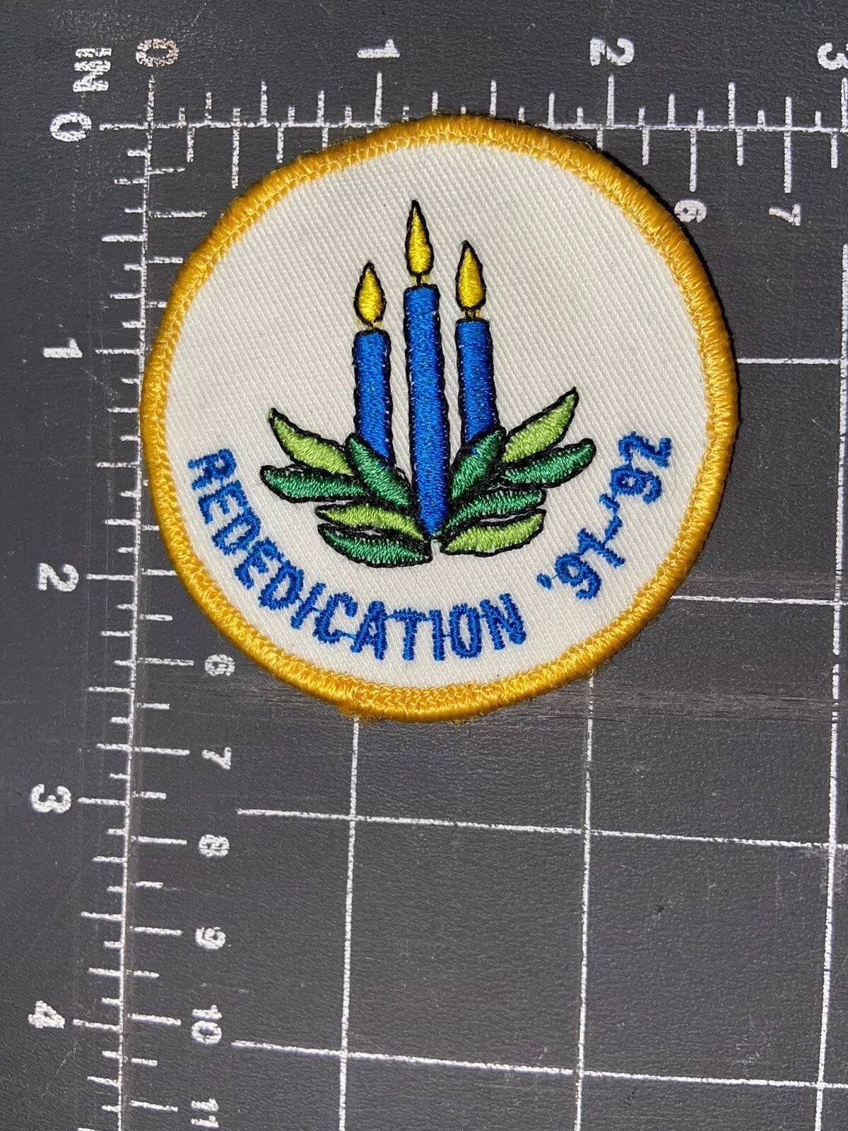Vintage Girl Scouts Rededication Activity Patch Badge GSUSA Investiture ...