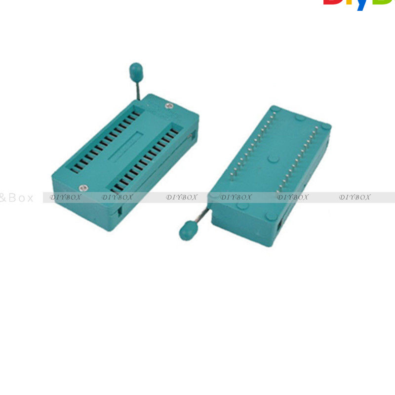 ZIF 28-pin 28 Pins Test DIL ICs Universal IC Socket Insertion Wide Body ...