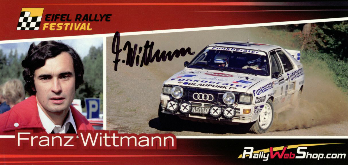 Franz Wittmann Autogrammkarte mit original Autogramm autograph card ...