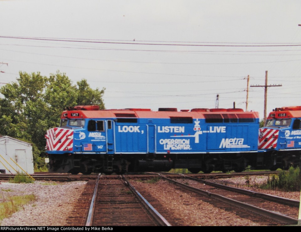 Metra METX F40PH #147 Operation Lifesaver HO Scale Decal Set | eBay