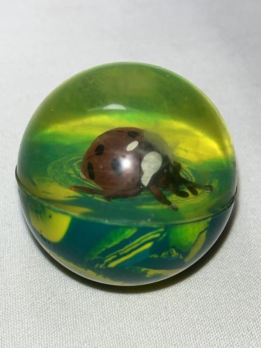 Large 2" Ladybug Swirl Rubber SuperBall | eBay
