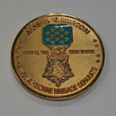 A.V. Rascon MOH 173d Airborne Bde/503d Airborne Infantry Challenge Coin ...