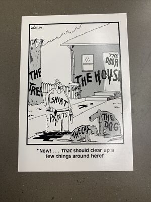 The Far Side Gary Larson Shirt Pants The Cat The Dog The Tree House ...