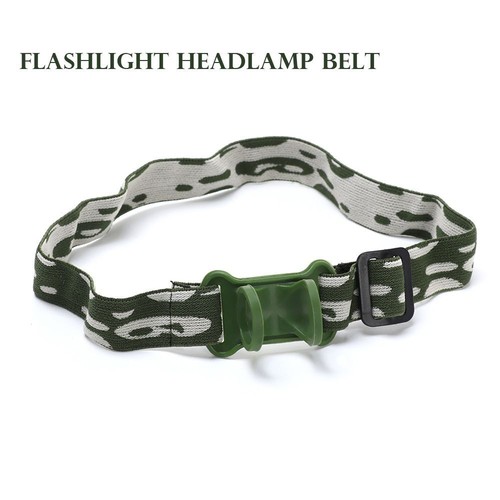 Flashlight Lamp Torch head Belt Strap Headlight Mount Holder Headlamp ...