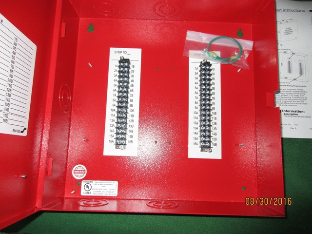 32 Point Terminal Space Age Electronics Tc2 Fire Alarm Cabinet SSU00645 ...