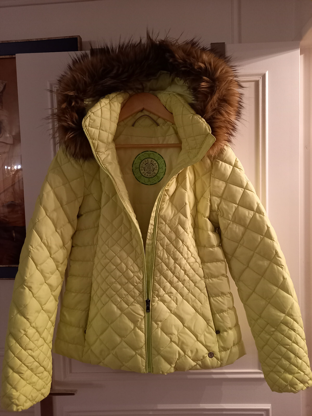 Doudoune Poivre Blanc vert fluo (pas jaune) - Duvet 1er choix | eBay