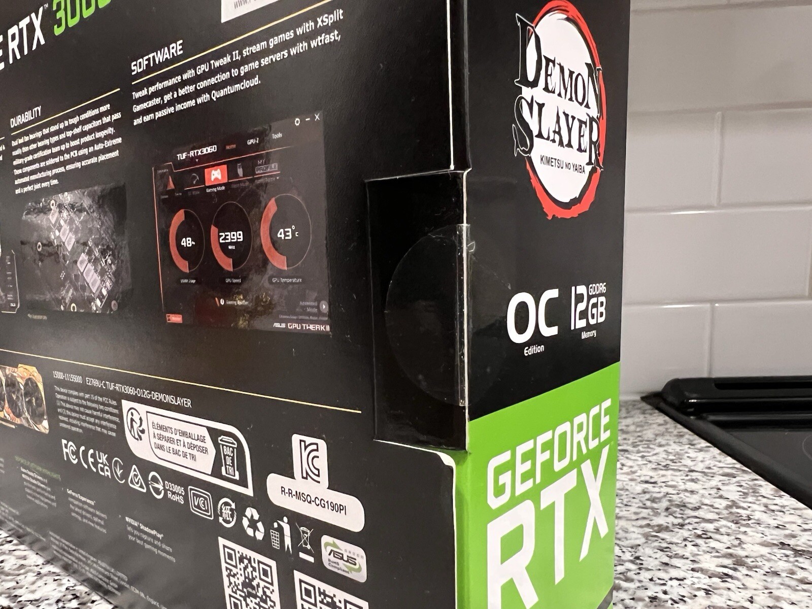 Demon Slayer ASUS GEForce RTX 3060 12GB Graphics Card | eBay