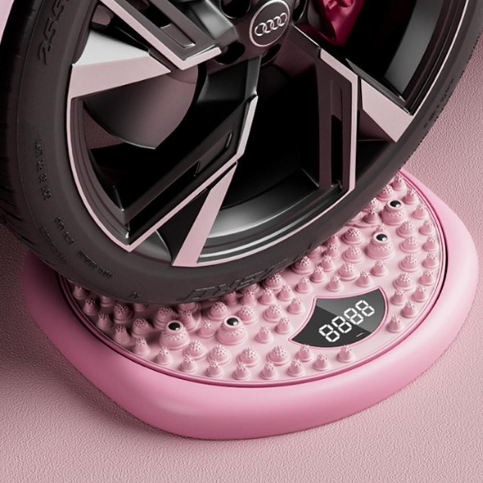 Foot Reflexology Mat, Foot Pressure Massager Pressure Point Pad Round ...