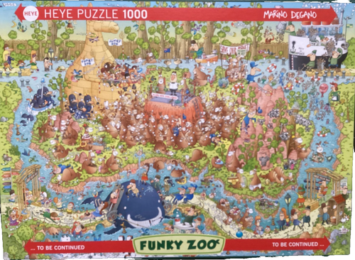 Heye 1000pc Funky Zoo: Australian Habitat : M. Degano 2018 jigsaw ...