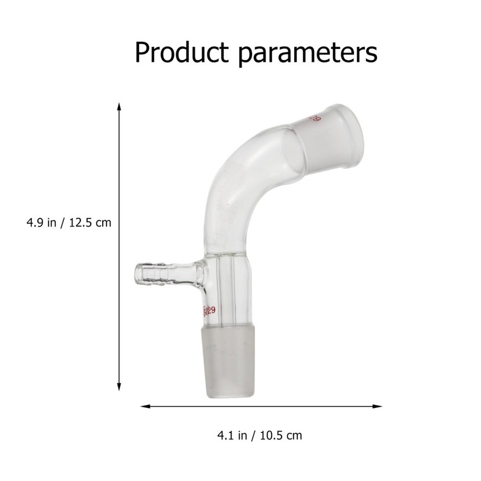 Distillation Connecting Tube Glass Distillation Pipe Laboratory ...