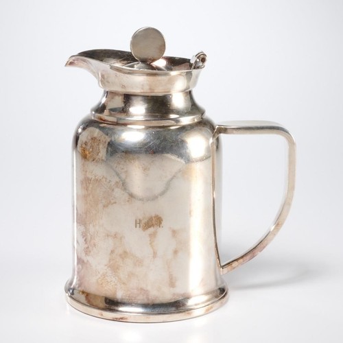 Beard Silver Plate Pitcher Jug Coffee Tea Pot Service Vintage Monogram ...