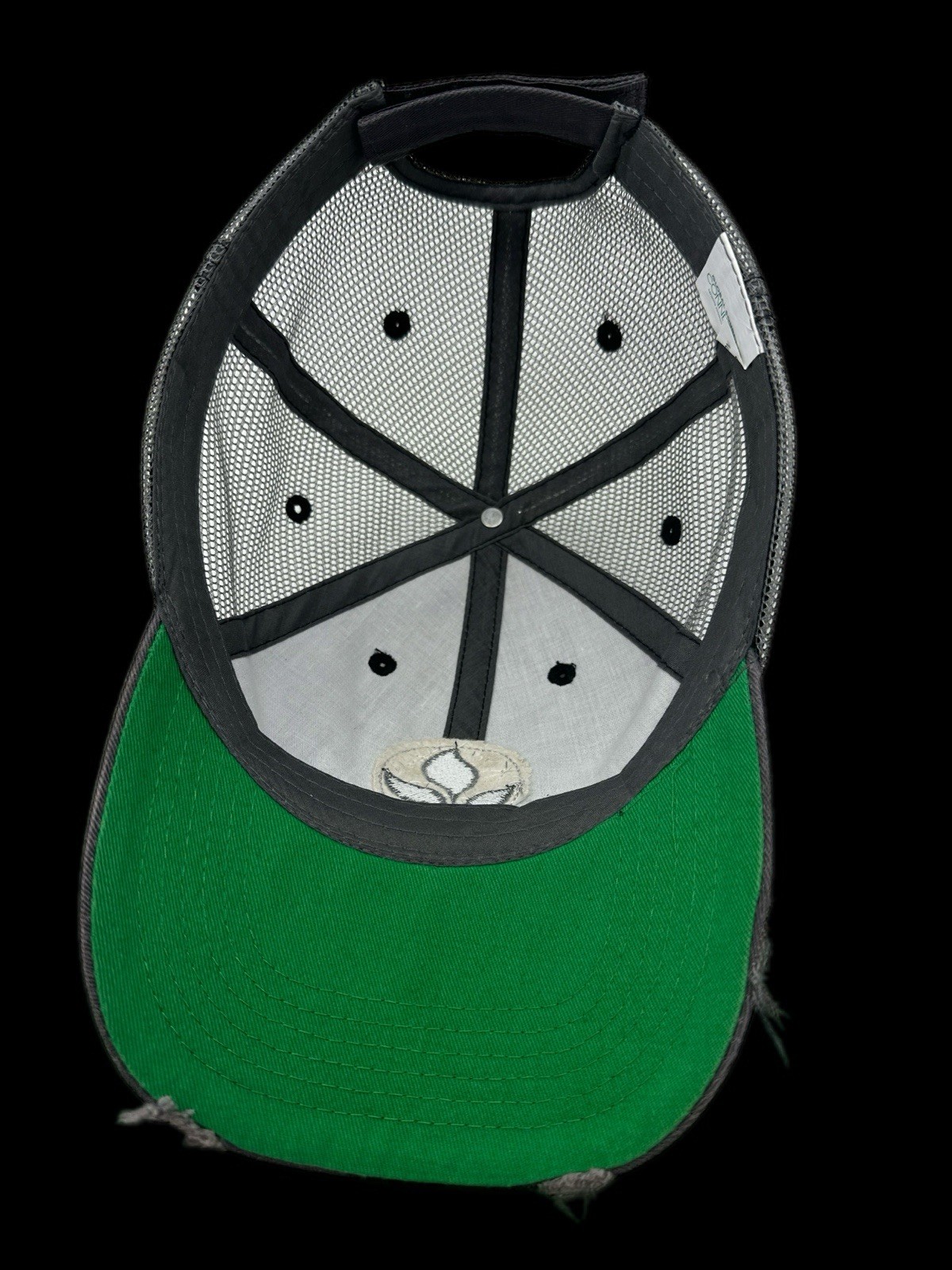 Stine Has Yield Trucker Hat Distressed Mesh Back Cap Seed Corn Farmer ...