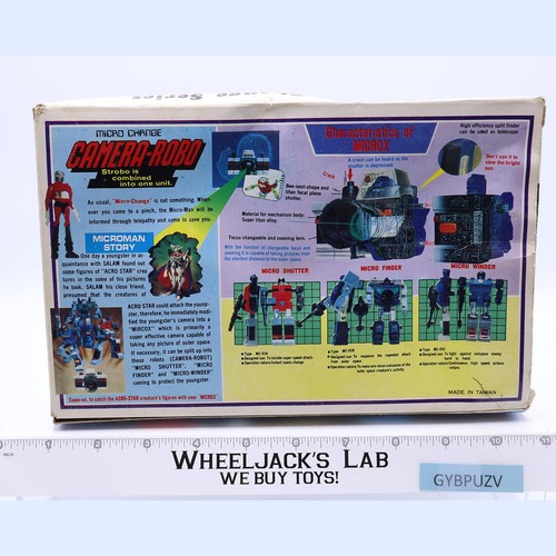 Microx Strobo Camera Robo Diaclone Micro Change Vintage Taiwan Action ...