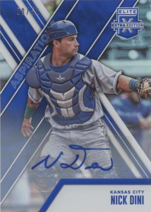 2017 Panini Elite Extra Edition - Nick Dini #87 Aspirations Blue ...