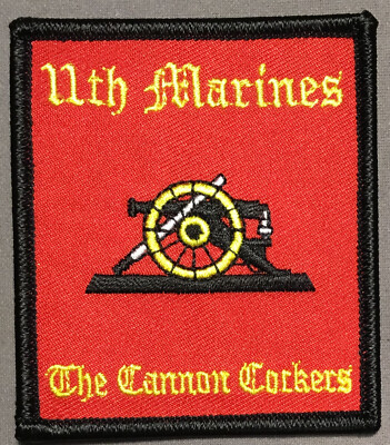USMC 11th Marine Regiment The Cannon Cockers licensed patch | eBay