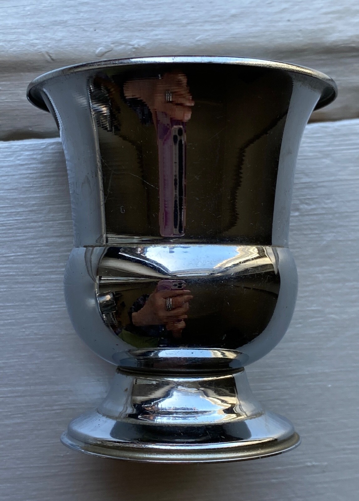 CHROME HELLER HOSTESS WARE Cigarette Urn. Footed Cup. Made in Italy. | eBay