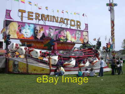 Photo 6x4 May Day Fair - Terminator Cambridge/TL4658 The train of cars ...