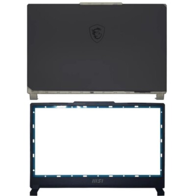 New For MSI Cyborg 15 Air A12V MS-15K1 LCD Back Cover Top Case / Front ...
