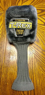 Titanium T-Rex Master Grip Driver Golf Club Sock Slip On Cover Grey | eBay