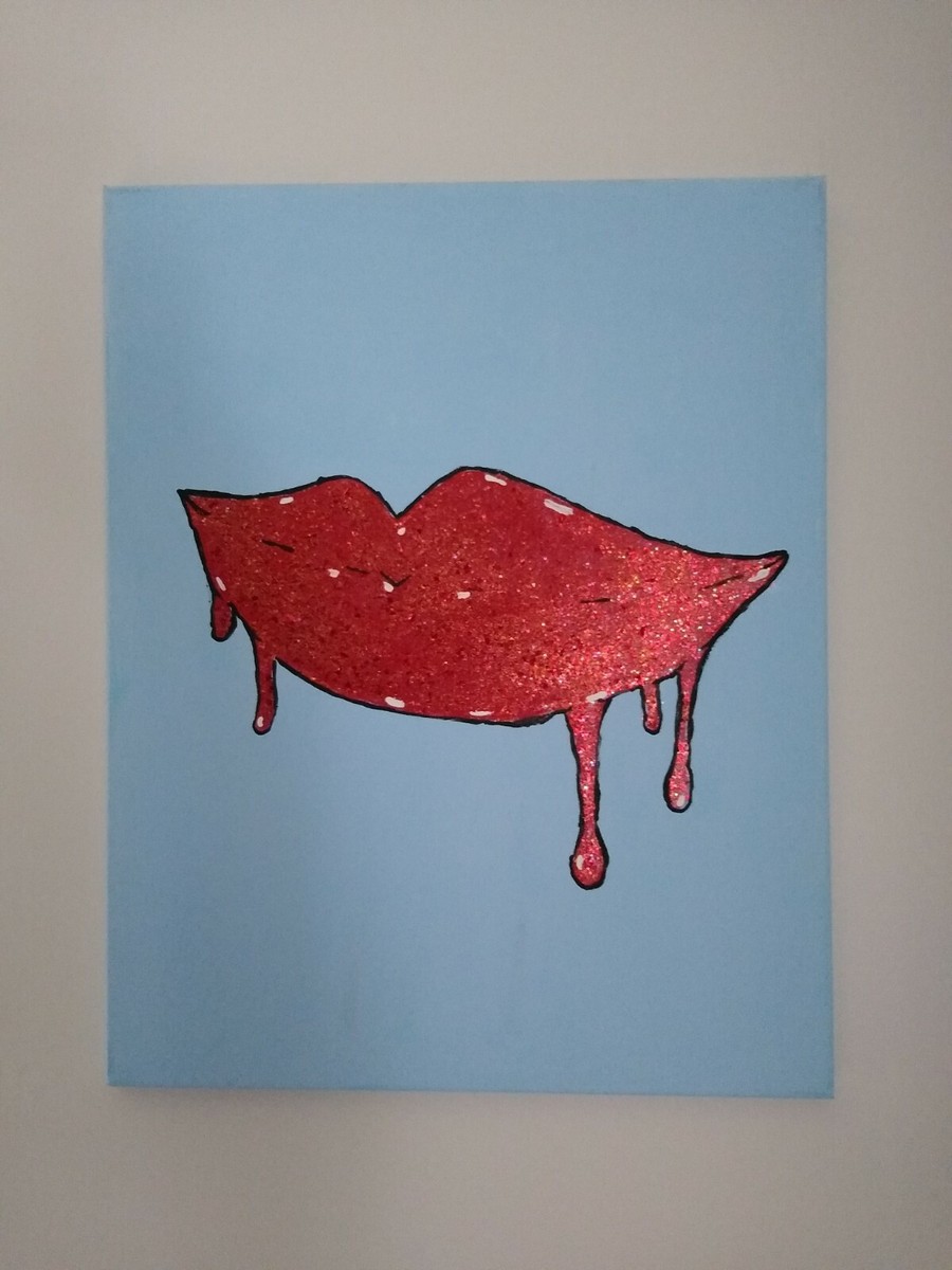 Dripping Lip Painting