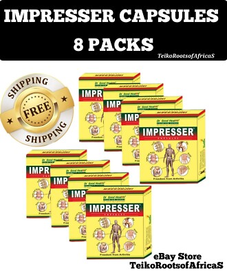 Impresser Capsules for Bones, Joint Health (Arthritis) Pain Relief - 8 ...