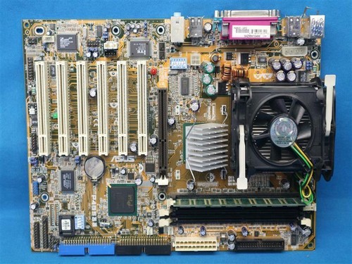 ASUS P48533 E220370 BTC-201 Rev. 1.04 System Motherboard w/ 1pc RAM for ...