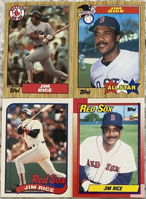 Jim Rice Topps Tiffany Lot (4 cards) | eBay