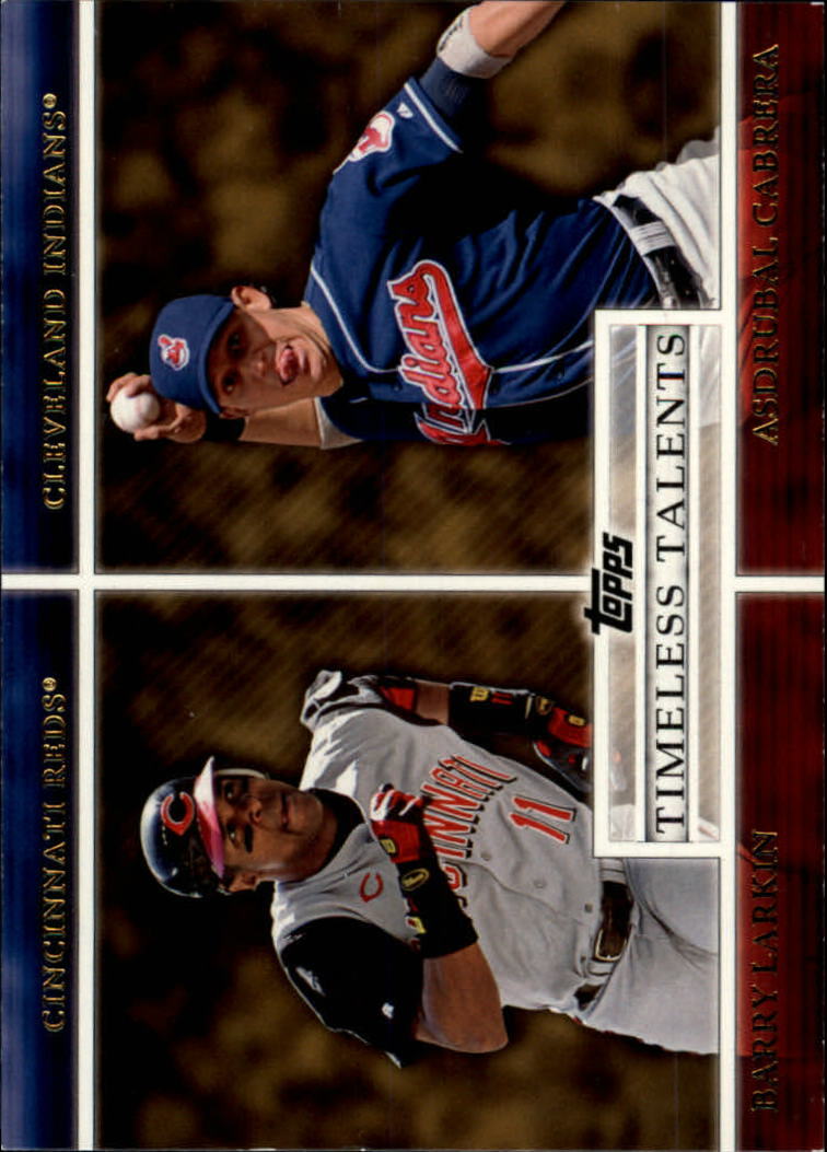 2012 Topps Timeless Talents Baseball Card #TT13 Barry Larkin REDS/Cabrera | eBay