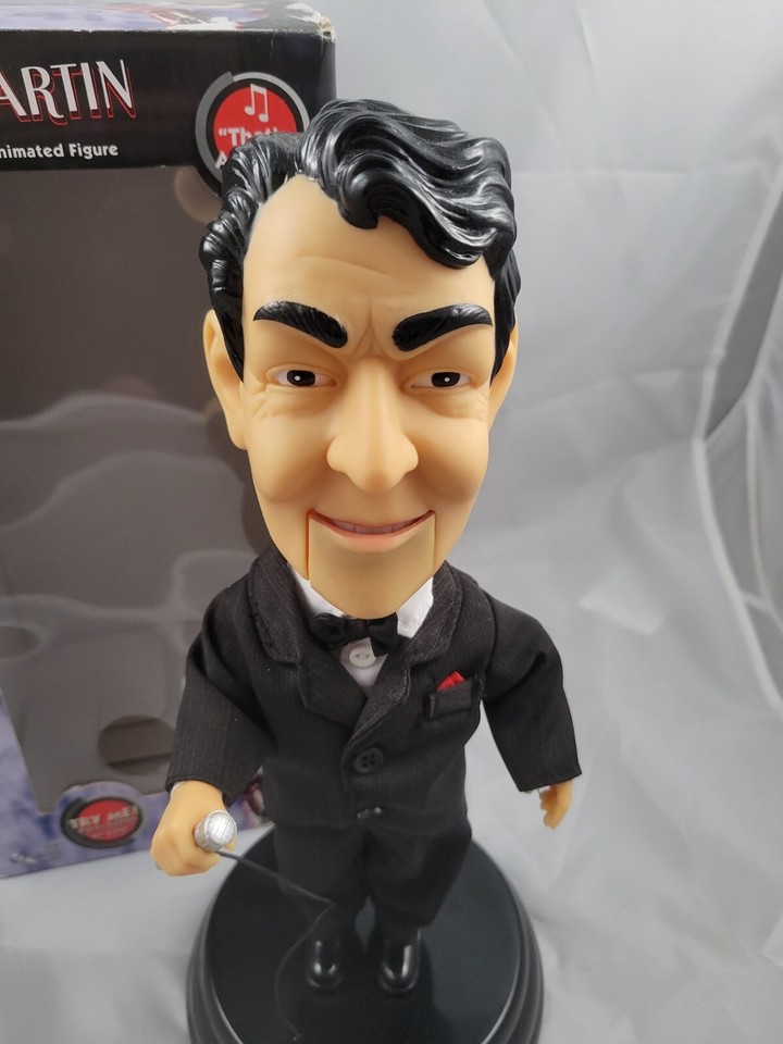 Dean Martin 2002 Gemmy Industries Animated Singing Figure w/ Box (READ ...