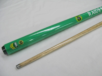 NRL Licensed Pool Snooker Billiards CUE - 2pce 57" - Canberra RAIDERS ...