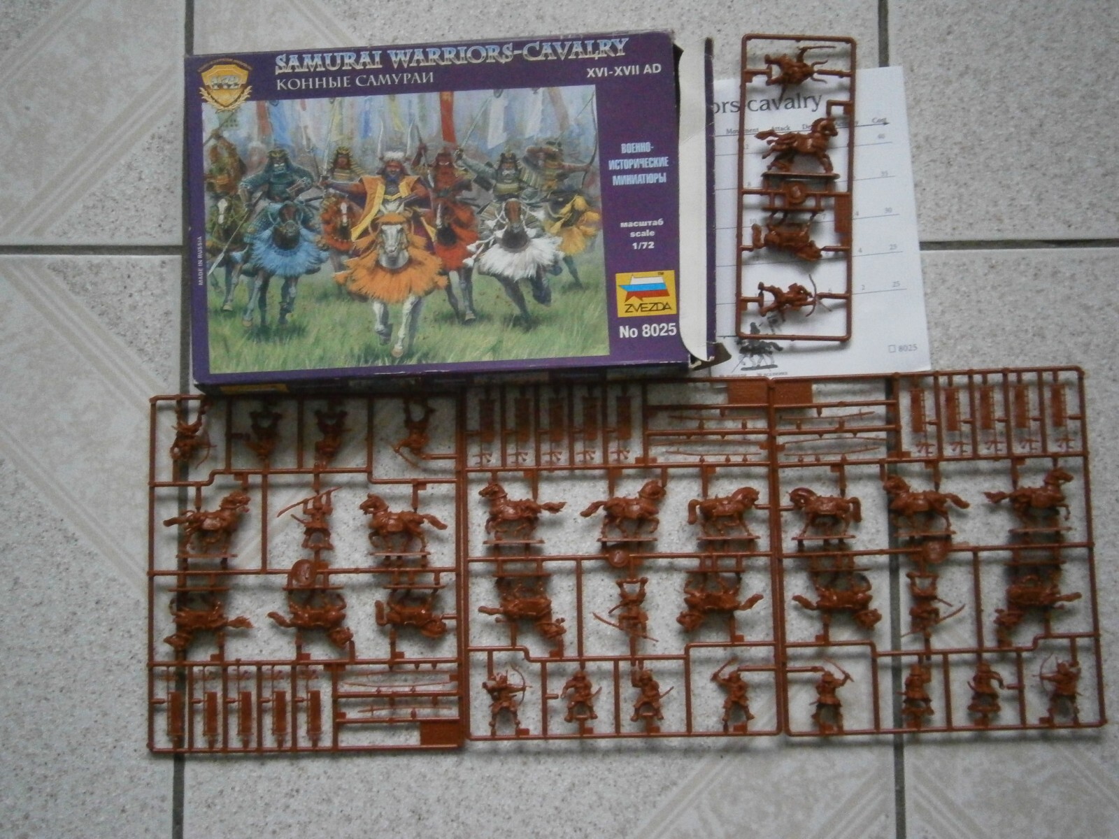 MAQUETTE FIGURINE CAVALERIE SAMOURAI JAPONAIS ZVEZDA 8025 - 1/72 | eBay