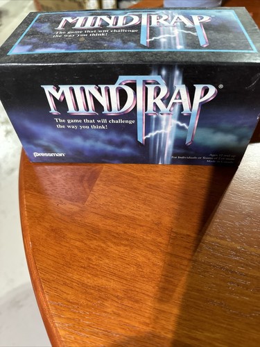 Mindtrap Game 1996 Complete ~ Cards, Die, Score Cards, Pencil ...