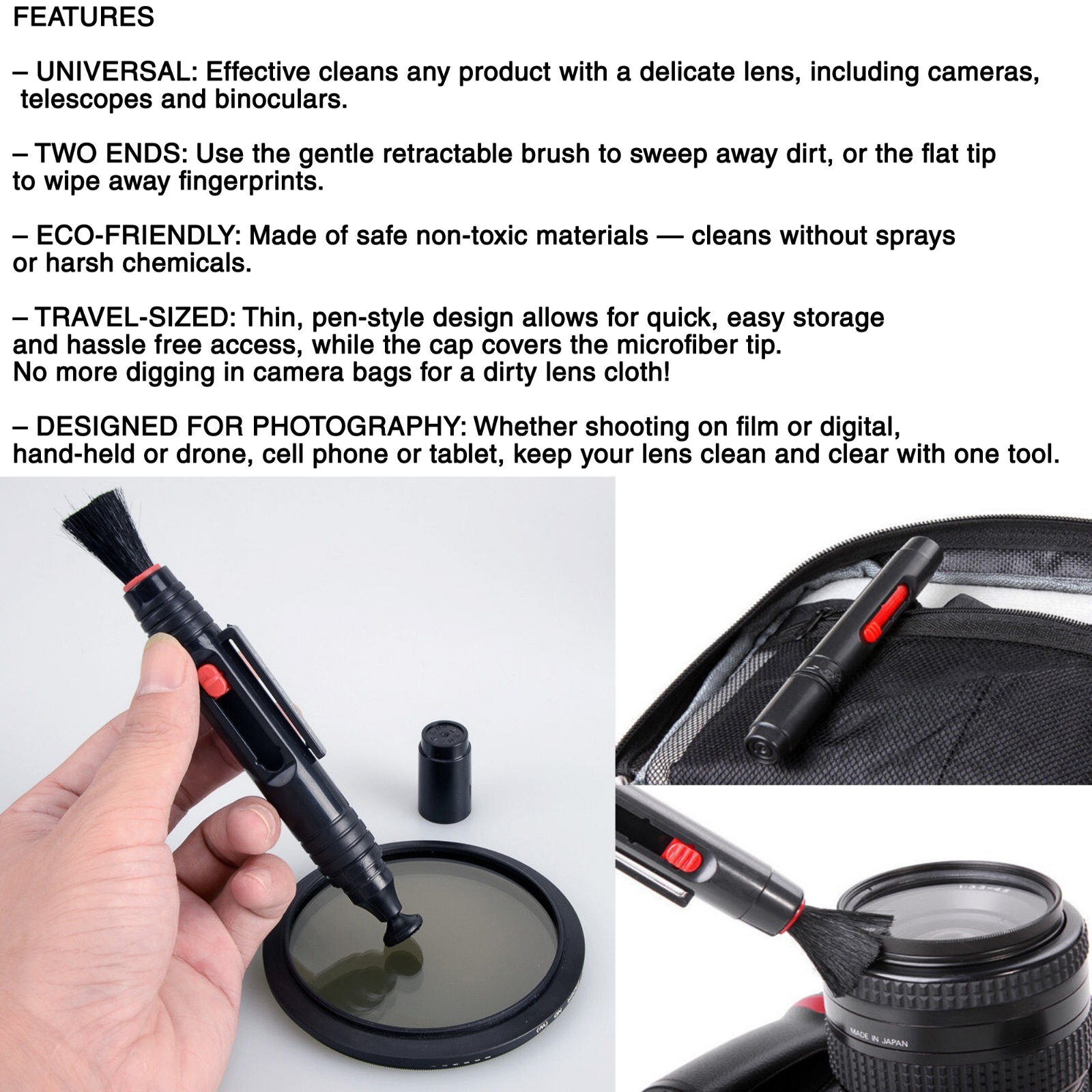 Canon EOS R100 Mirrorless Camera with 18-45mm Lens 64GB 3 Lens Bundle ...