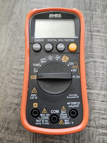 AMES INSTRUMENTS DM600 64014-Compact Digital Multimeter | eBay