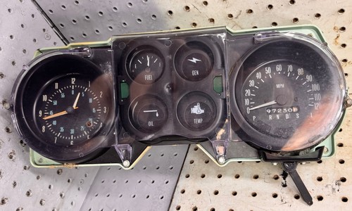 1973 - 1977 PONTIAC GRAND PRIX AND GRAND AM CLUSTER GAUGE SPEEDOMETER ...