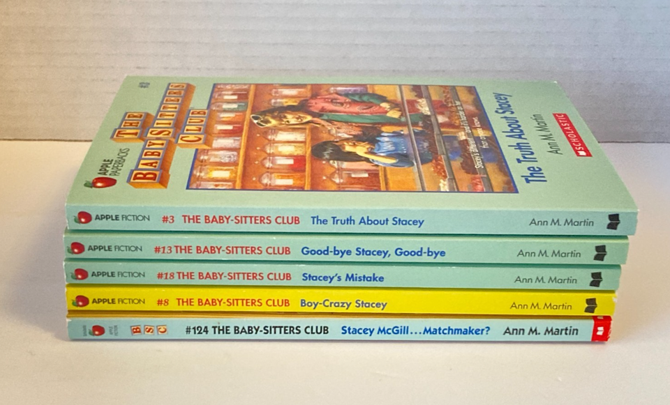 Babysitters Club Stacey Book Lot (5) Vintage and 2021 Reprints LIKE NEW ...